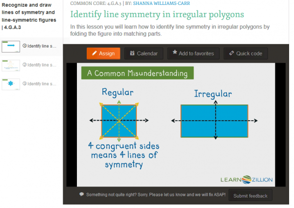 Teaching 4.G.A.3 - Recognize and Draw Lines of Symmetry & Identify Line ...